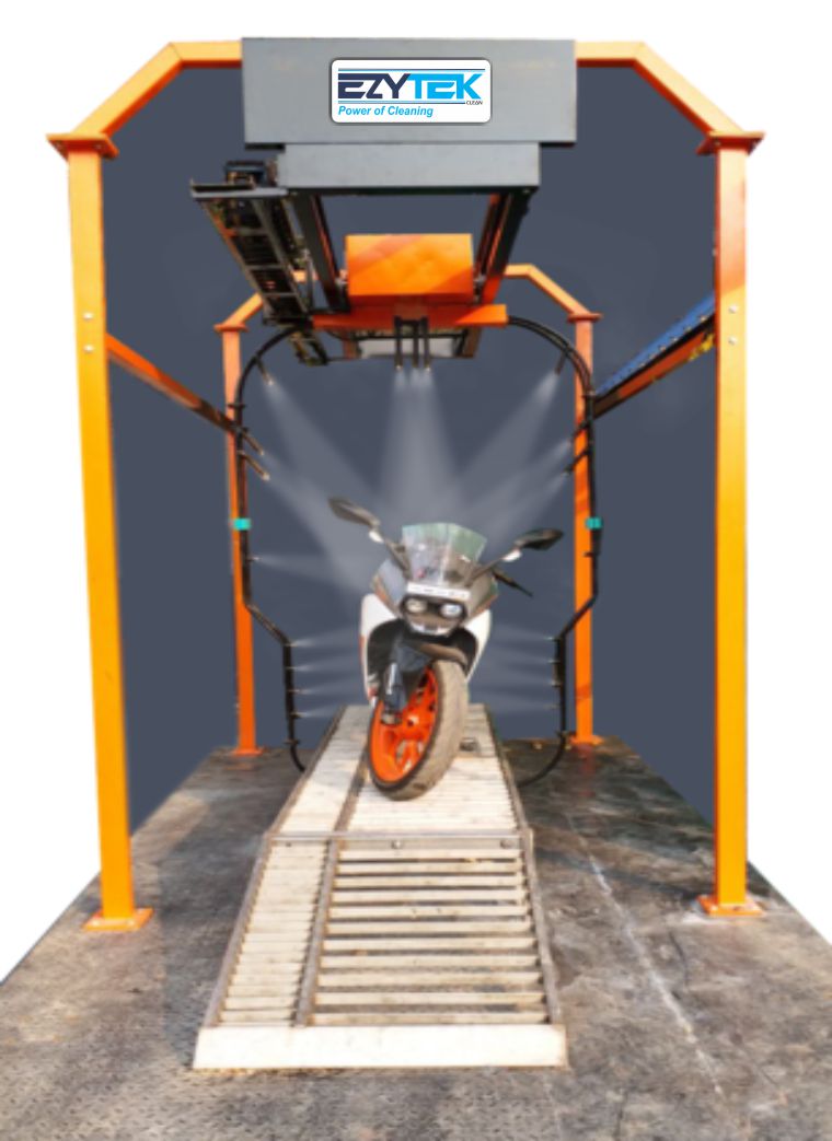 Automatic Bike Wash – Ezytek Clean – Automatic Car Wash Machine in India